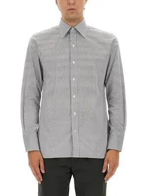 TOM FORD Slim Fit Shirt - Gray