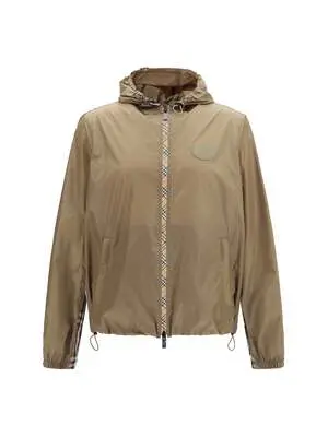 Burberry Newport Nylon Hooded Jacket - Brown