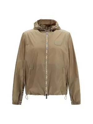 Burberry Newport Nylon Hooded Jacket - Brown