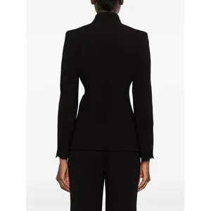Max Mara Tie Detailed Fitted Blazer Jacket
