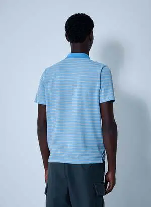 Prada Logo Motif Polo Shirt - Blue