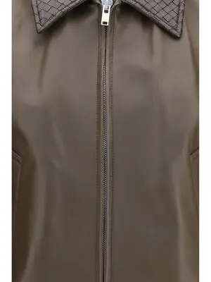 Bottega Veneta Glossy Leather Jacket