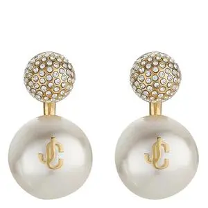 JIMMY CHOO Auri Earrings - Gold