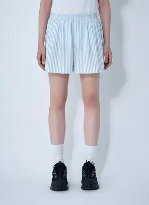 Moncler Striped Shorts - White
