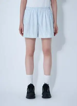 Moncler Striped Drawstring Shorts - White