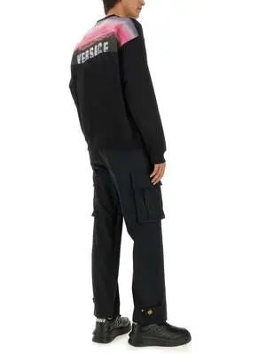 Versace Crewneck Sweatshirt With Graphic Print