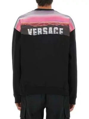 Versace Crewneck Sweatshirt With Graphic Print