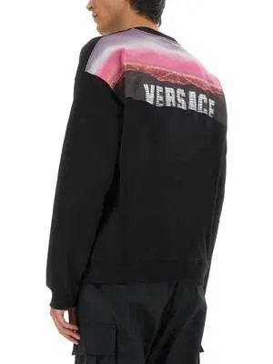 Versace Crewneck Sweatshirt With Graphic Print