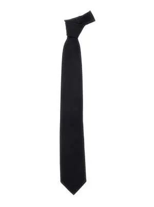 TOM FORD Silk Tie With Knot Closure - Black