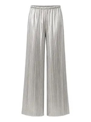 FORTE_FORTE Fluid Trousers With Elasticated Waist - Multicolor