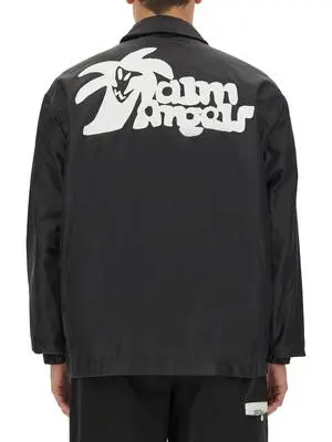 Palm Angels Hunter Shirt Jacket - Black