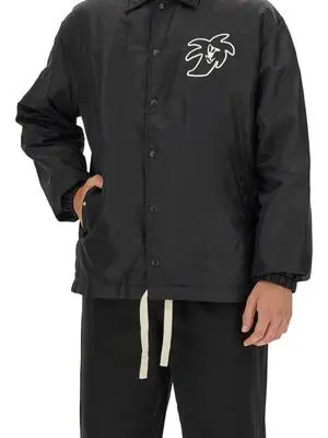 Palm Angels Hunter Shirt Jacket - Black