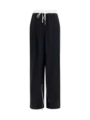 Kiton Silk Pants - Black