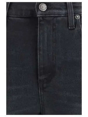 Gucci Skinny Washed Cotton Denim Jeans - Black