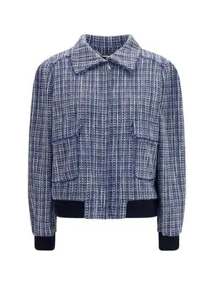 Kiton Tweed Jacket - Blue