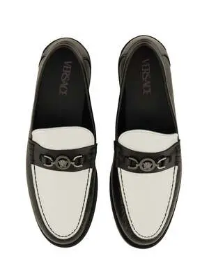Versace Moccasin Medusa 95 Loafers - White