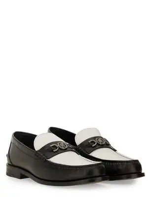 Versace Moccasin Medusa 95 Loafers - White