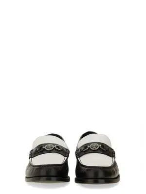 Versace Moccasin Medusa 95 Loafers - White