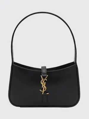 Saint Laurent Le 5 I  7 Leather Bag - Black