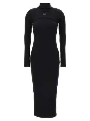 Off-White Off Stamp Rib' Dress