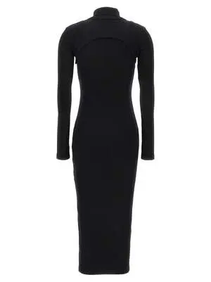 Off-White Off Stamp Rib' Dress