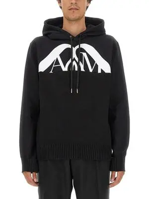 Alexander McQueen Sweatshirt With Logo - Black
