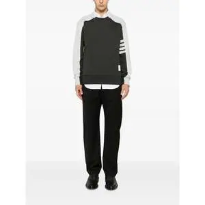 Thom Browne Grey Sweaters & Knitwear Sweatshirts
