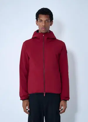 Moncler Batisse Hooded Down Jacket - Red