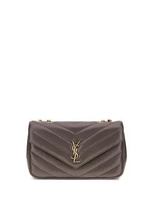 Saint Laurent Loulou Shoulder Bag - Gray