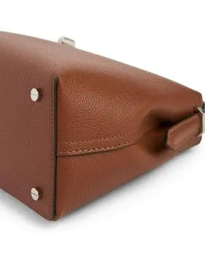 TOTEME T-lock Handbag In Grained Leather - Multicolor