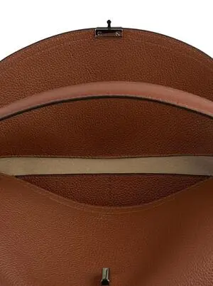 TOTEME T-lock Handbag In Grained Leather - Multicolor