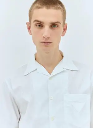 Prada Striped Short-sleeve Shirt