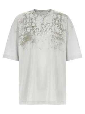 MAISON MARGIELA Numeric' T-shirt - Gray
