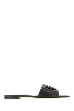 Dolce & Gabbana Logo Slip On Slides - Multicolor