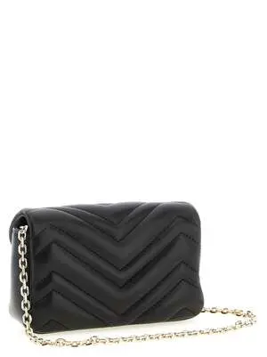 Gucci Gg Marmont' Mini Shoulder Bag - Black
