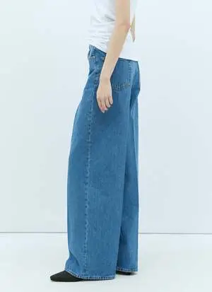 TOTEME Wide Leg Denim Jeans