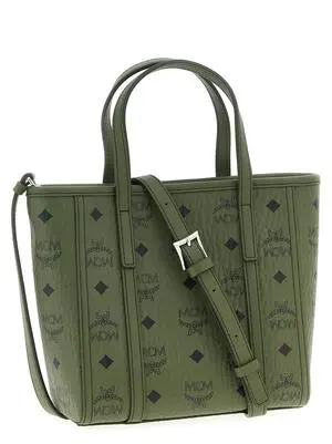 Mcm Toni Mini Shopping Bag - Green
