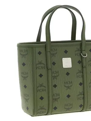 Mcm Toni Mini Shopping Bag - Green