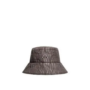 Moncler Quilted Bucket Hat - Brown