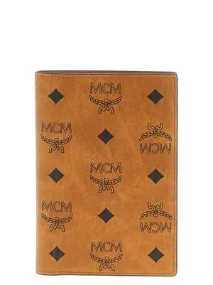 Mcm Ottomar Passport Holder - Brown