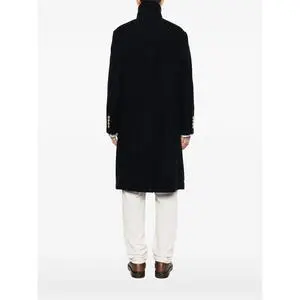 Brunello Cucinelli Cashmere Double-breasted Overcoat - Blue