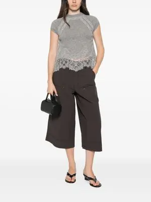 ERMANO SCERVINO Ermanno Scervino Cashmere Lace Top