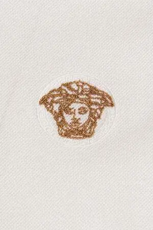 Versace Greca' Polo Shirt - White