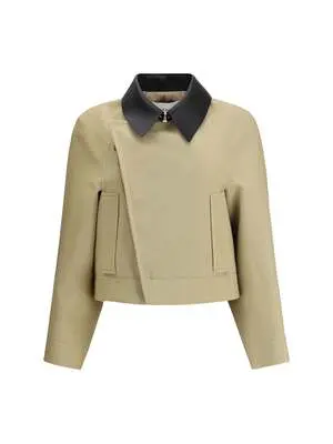 Givenchy Cropped Cotton And Wool Caban - Cream