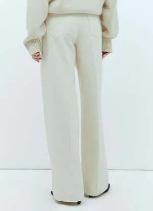 TOTEME Wide Leg Jeans - Cream