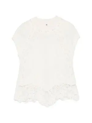 ERMANO SCERVINO Ermanno Scervino Cashmere Lace Top