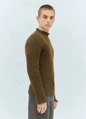 Burberry Fringed Wool Sweater