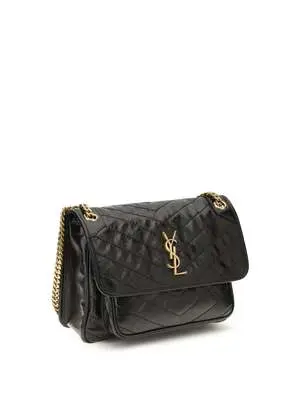 Saint Laurent Niki Shoulder Bag - Black