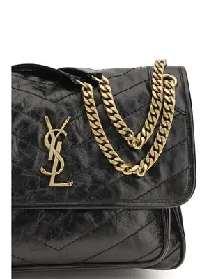 Saint Laurent Niki Shoulder Bag - Black