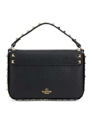 Valentino Garavani Mini Rockstud Bag In Calfskin - Black